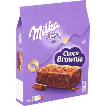 Milka Choco Brownie Chocolade Cakejes 6 Stuks 150g bestellen? | Jumbo