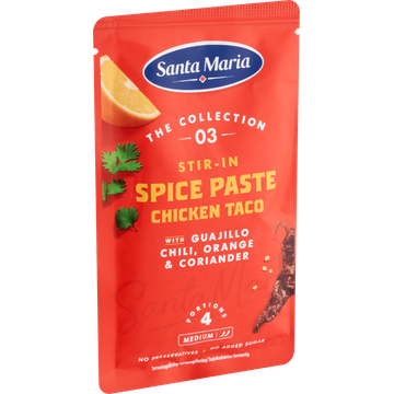 Santa Maria Stir-in Spice Paste Chicken Taco 100g bestellen? | Jumbo