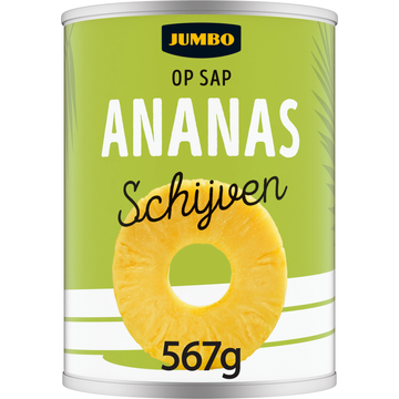 Jumbo Ananas Schijven op Sap 567 g bestellen? | Jumbo