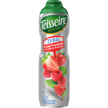 Teisseire Zero Suiker Aardbei Framboos siroop 60 cl bestellen? | Jumbo