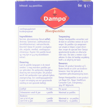 Dampo Hoestpastilles, 24 stuks bestellen? | Jumbo