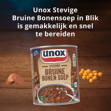 Unox Soep in Blik Stevige Bruine bonensoep 800 ml bestellen? | Jumbo