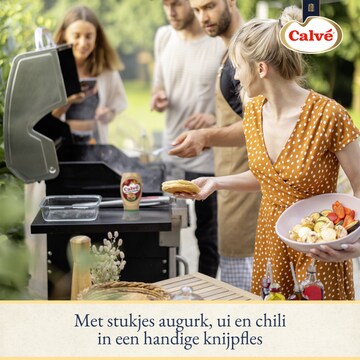 Calvé Knijpfles Chunky Burger Saus 250 ml bestellen? | Jumbo