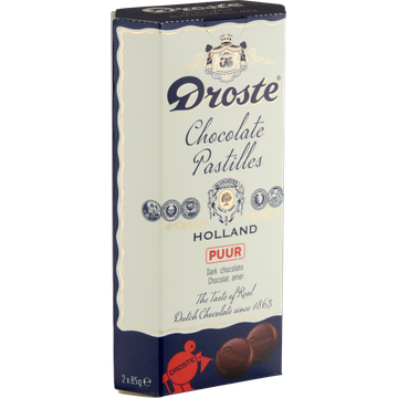 Droste Chocolade Pastilles Puur 2 x 85 g bestellen? | Jumbo