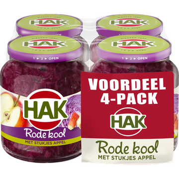 HAK Rode kool met Stukjes Appel 4-Pack bestellen? | Jumbo