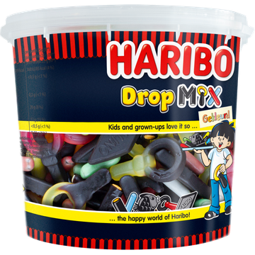 Haribo Dropmix Gekleurd 650 g bestellen? | Jumbo