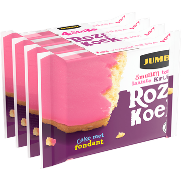 Jumbo Roze Koek 4 x 55 g bestellen? | Jumbo