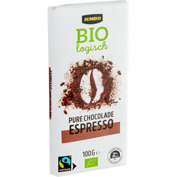 Jumbo Biologisch Pure Chocolade Espresso 100 g bestellen? | Jumbo