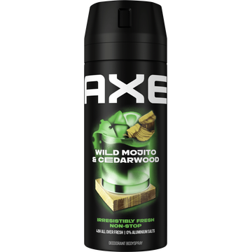 Axe Deodorant Bodyspray Wild Mojito & Cedarwood 150 ml bestellen? | Jumbo