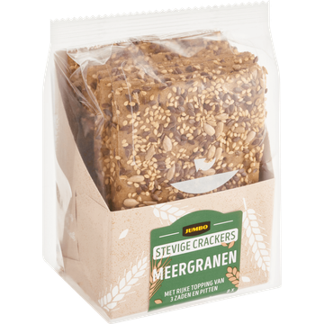 Jumbo Stevige Crackers Meergranen 8 Stuks bestellen? | Jumbo