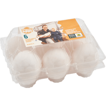 Powerful Eggs Nederlandse Witte Scharreleieren 6 Stuks bestellen? | Jumbo
