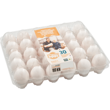 Powerful Eggs Nederlandse Witte Scharreleieren 30 Stuks bestellen? | Jumbo