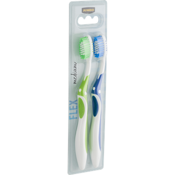 Jumbo Flex Medium Tandenborstel 2 Stuks bestellen? | Jumbo
