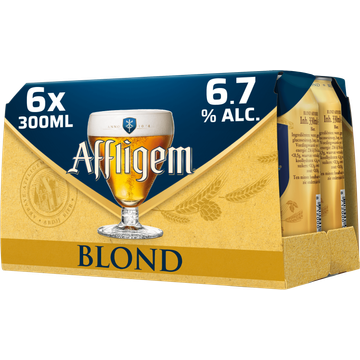 Affligem Blond Bier Blik 6 x 330ml bestellen? | Jumbo