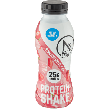 NXT Level Strawberry Flavor Protein Shake 330 ml bestellen? | Jumbo