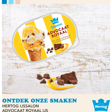 Hertog IJs IJssalon Advocaat Royaal 825 ml bestellen? | Jumbo