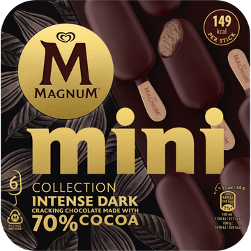 Magnum Mini IJs Intense Dark 6 stuks 6 x 55ml bestellen? | Jumbo