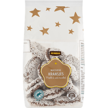 Jumbo Massieve Kransjes Melk & Wit Musket 175 g bestellen? | Jumbo