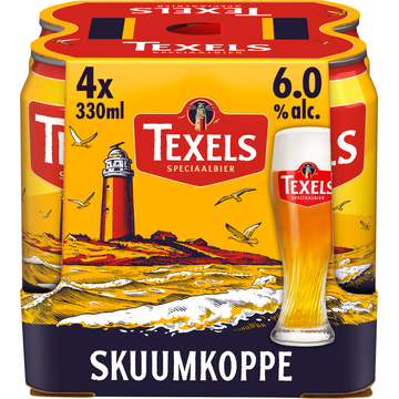 Texels Skuumkoppe Bier Blik 4 x 330ml bestellen? | Jumbo
