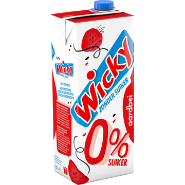 Wicky Aardbei Zonder Suiker 1,5 L bestellen? | Jumbo