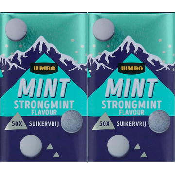 Jumbo Strong Mint Suikervrij 2 x 50 Stuks bestellen? | Jumbo