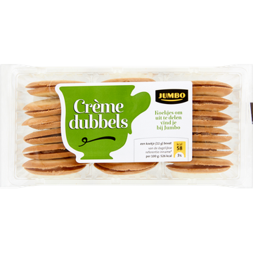 Jumbo Creme Dubbels met Cremevulling 200 g bestellen? | Jumbo