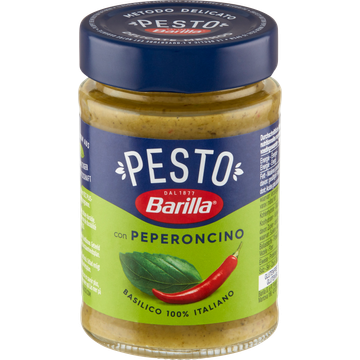 Barilla Pesto con Peperoncino 195 g bestellen? | Jumbo