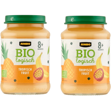 Jumbo Biologisch Tropisch Fruit 8+ Maanden 2 x 190g bestellen? | Jumbo
