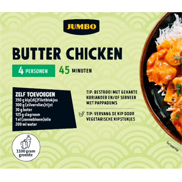 Jumbo Butter Chicken Verspakket 4 Personen bestellen? | Jumbo